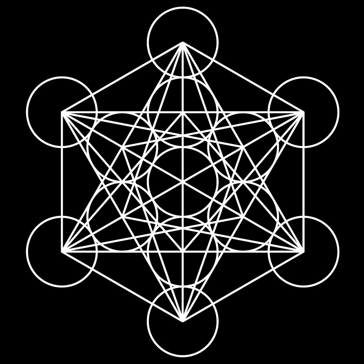 Cube de Metatron & Mots clés "chakra" & Mandala Fleur de vie